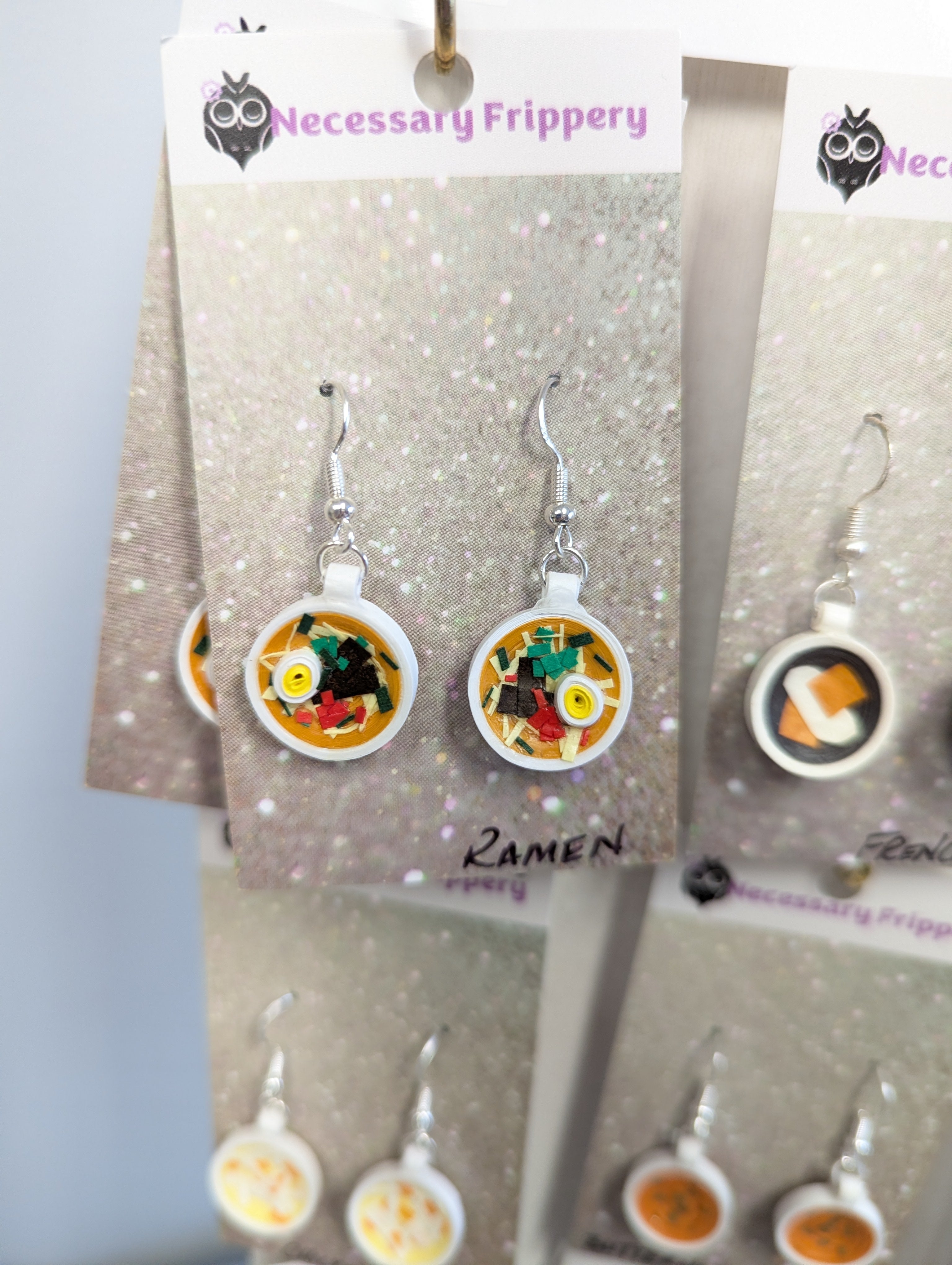 Limited Edition SOUPer Bowl Earrings | Dabble Creative Reuse